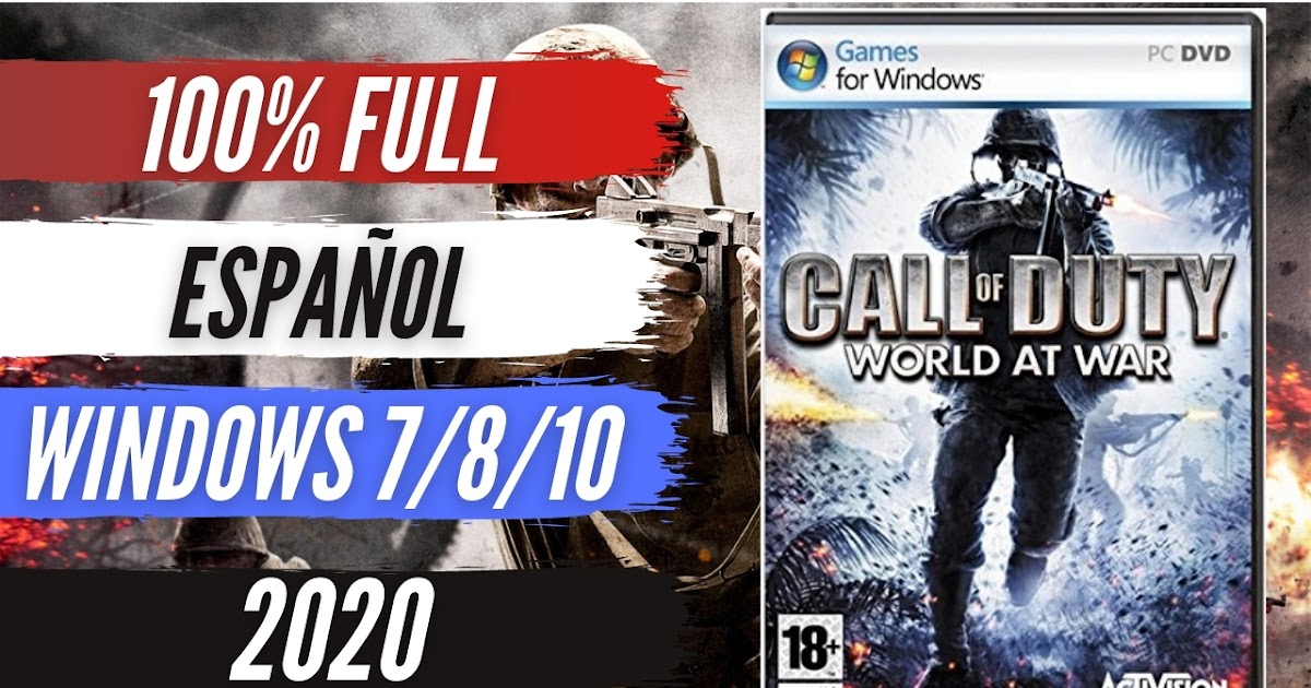 Juan Tutoriales PC: Descargar Call Of Duty World At War PC [Actualizado 2020] 👉Windows 7/8/10👈 ...