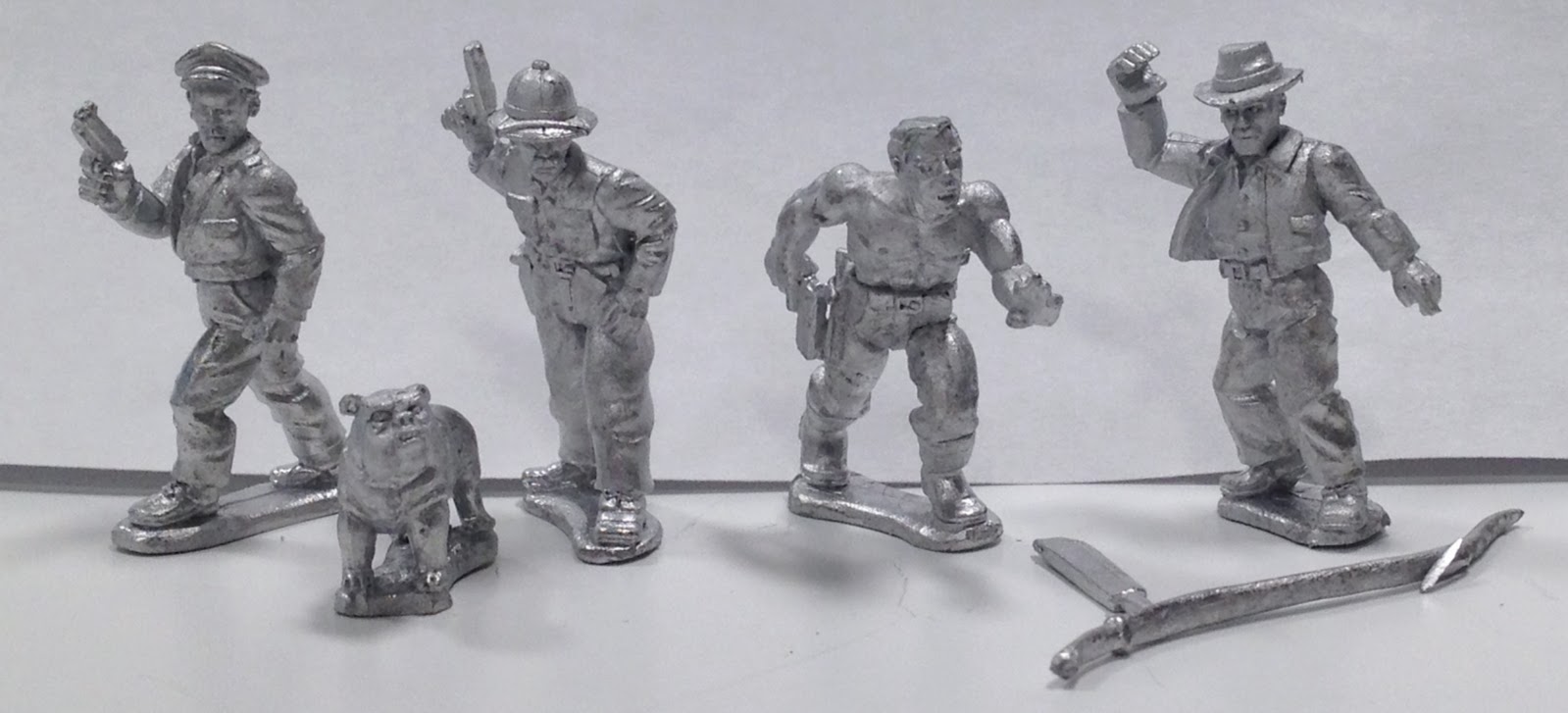 Wargames and Railroads: Pulp Figures by Bob Murch