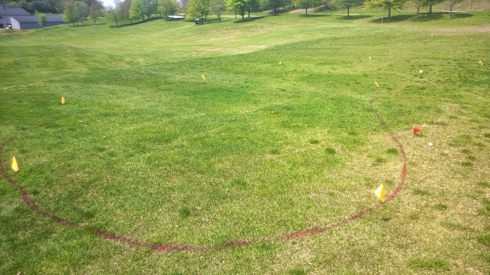 Fieldstone Golf Club Agronomy: Practice Fairway Bunker Construction