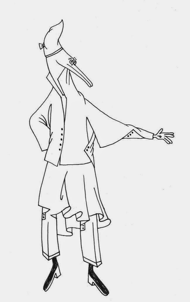 animalsleepstories: 2 bird drawings