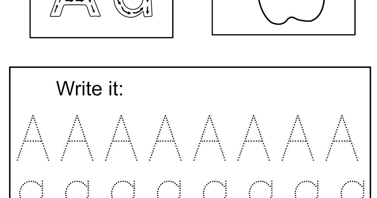 Learning Letters: Letter A, B Activity Sheets