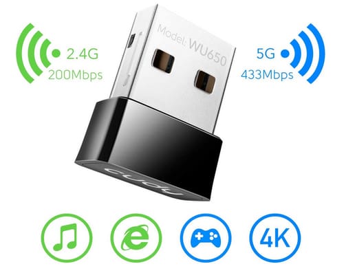 Review Cudy Cudy AC 650Mbps USB WiFi Adapter for PC