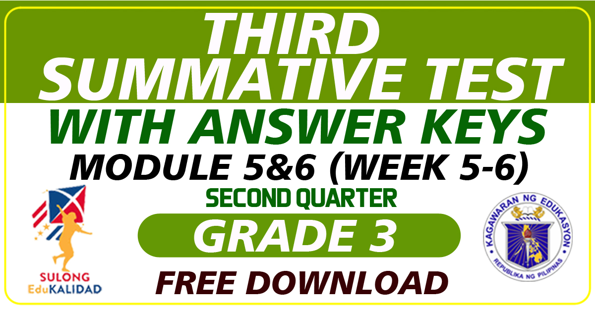 QUIZ 3- Summative Test GRADE 3 Q2 - The Teacher's Craft
