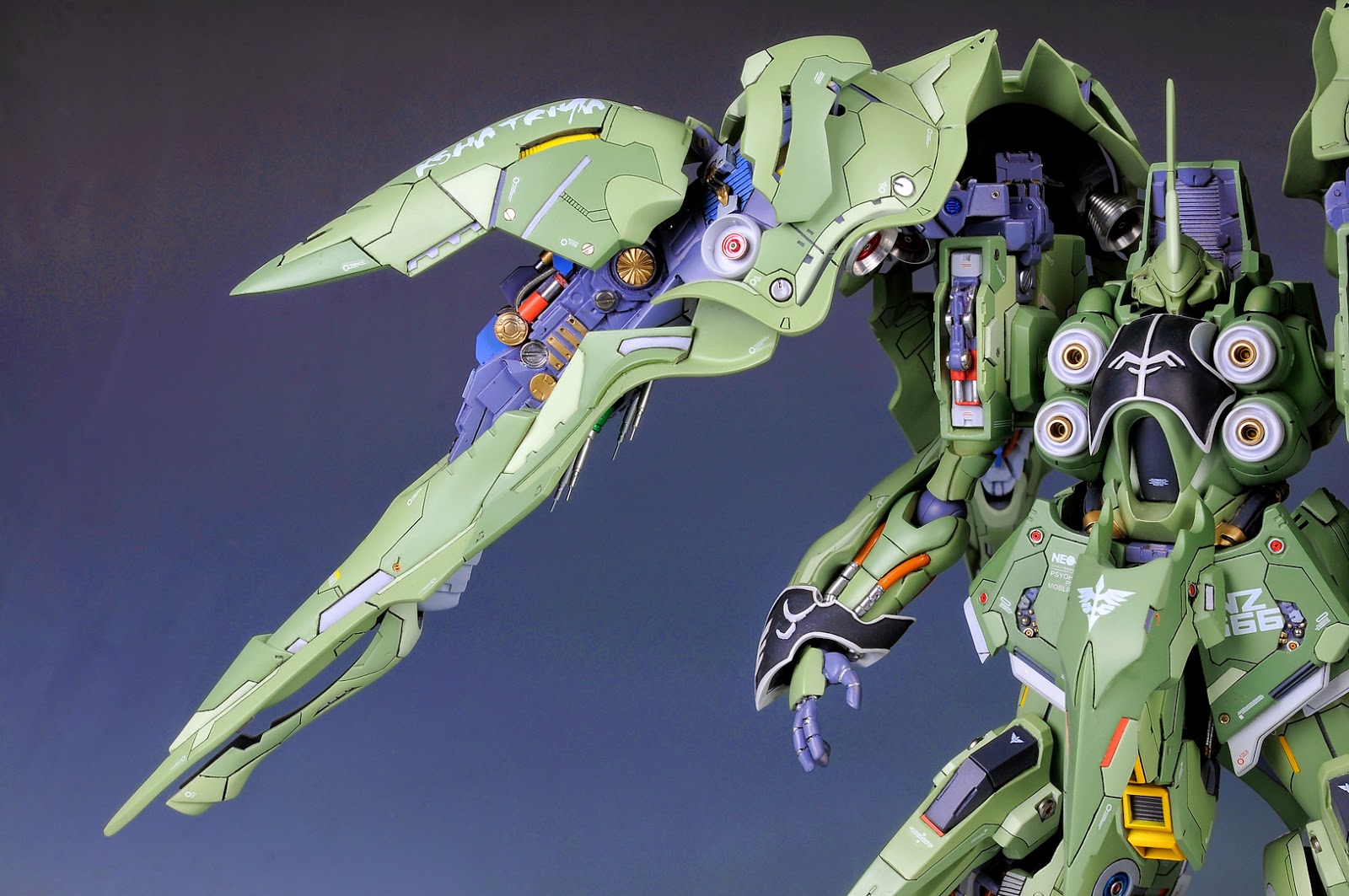 Custom Build: Neo Grade 1/100 NZ-666 Kshatriya "Detailed" - Gundam Kits ...