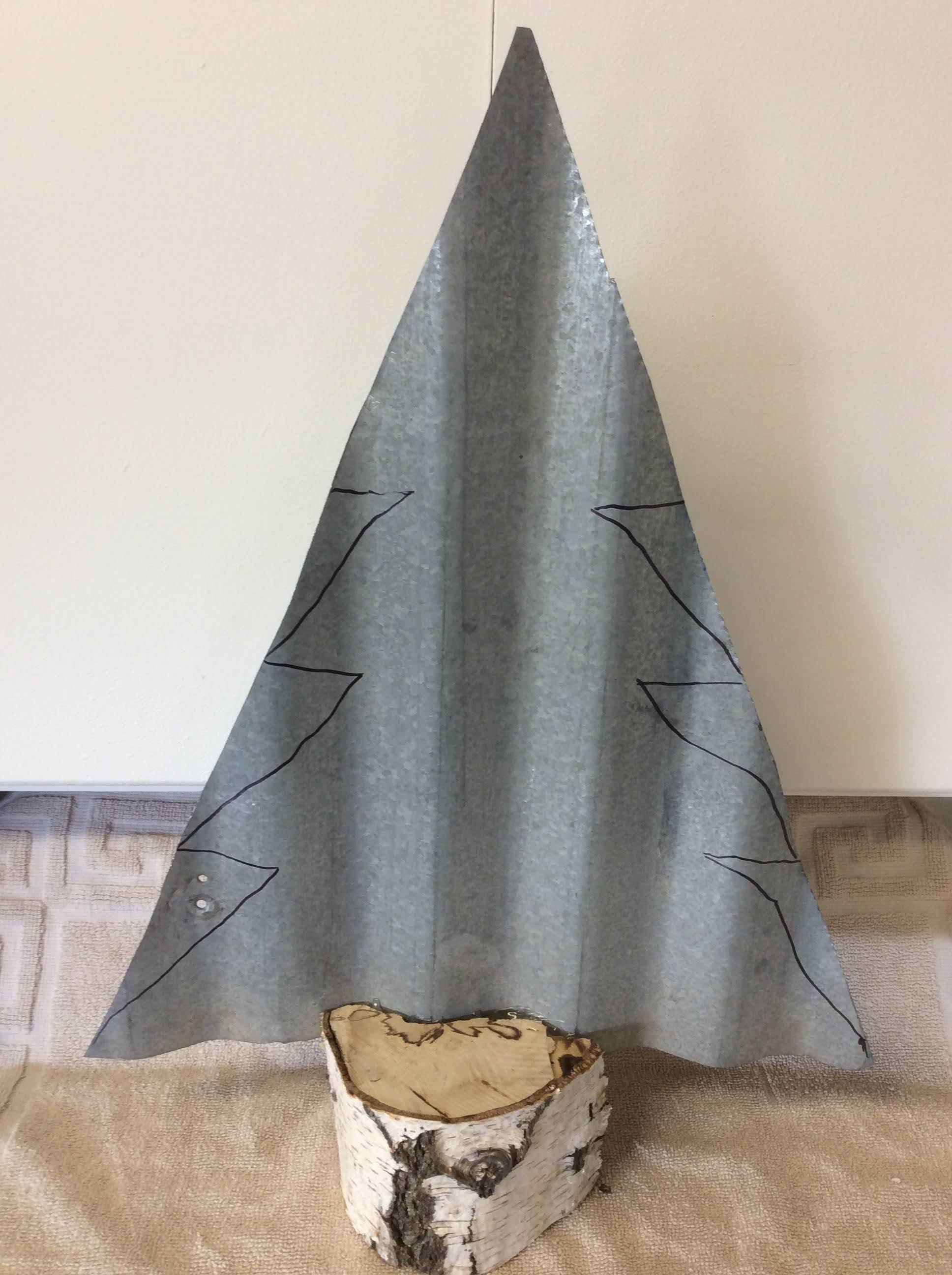 Fresh Vintage by Lisa S: Galvanized Tin Trees