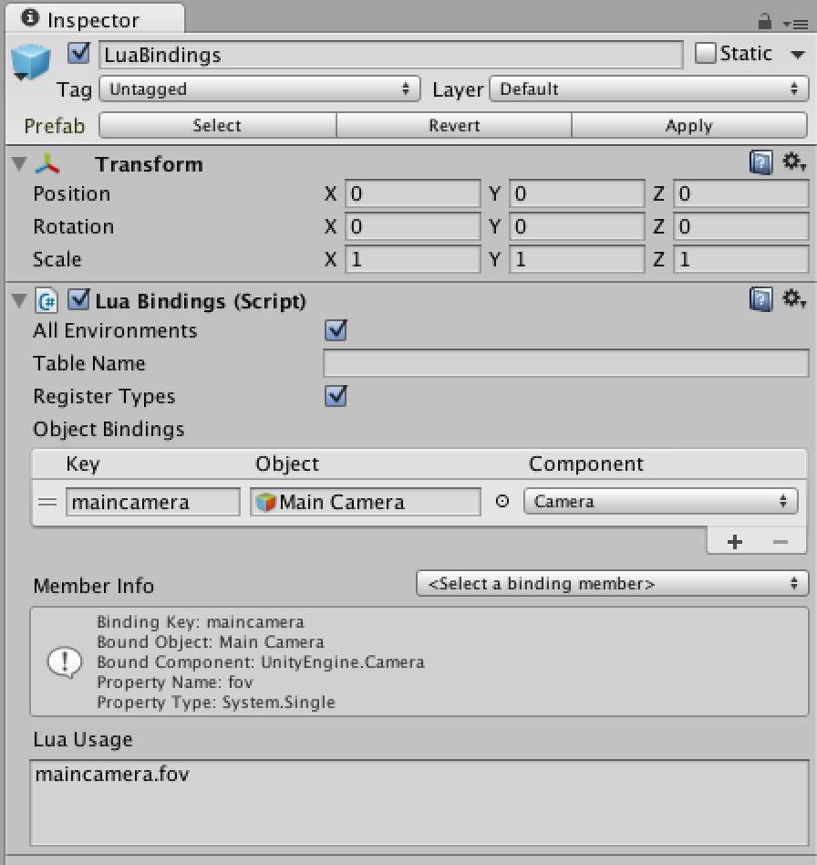 Уроки Unity3D и Daz3D: FungusLua. LuaBindings