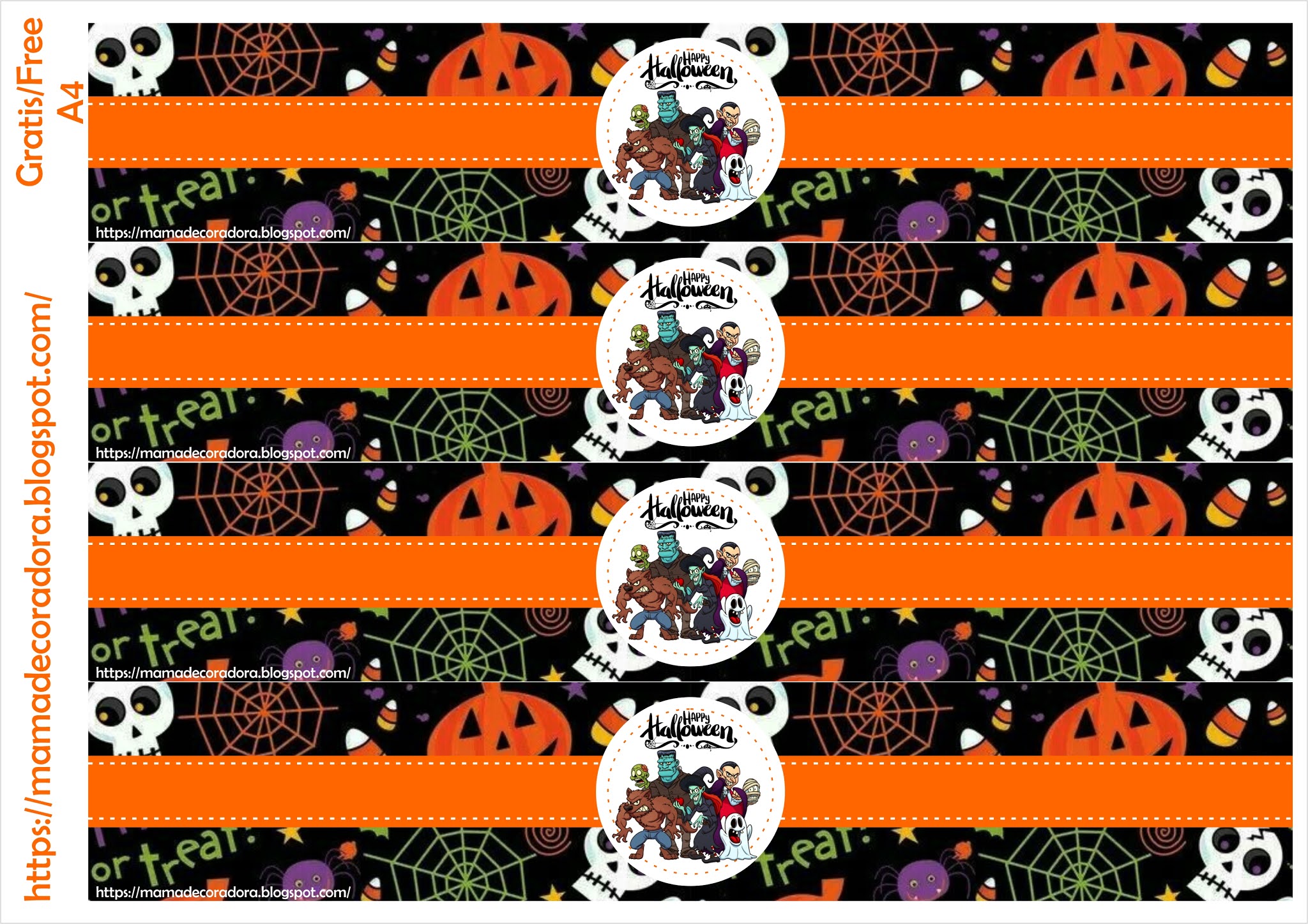 Mamá Decoradora: Kit imprimible de Halloween