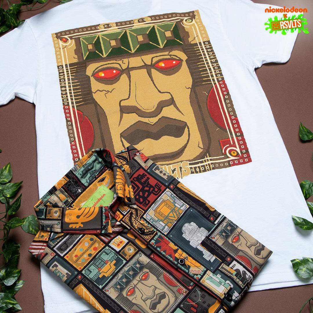 NickALive!: RSVLTS Unlocks 'Legends of the Hidden Temple' Shirts