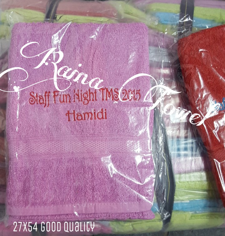 Tempahan tuala sulam dari Kajang , Selangor