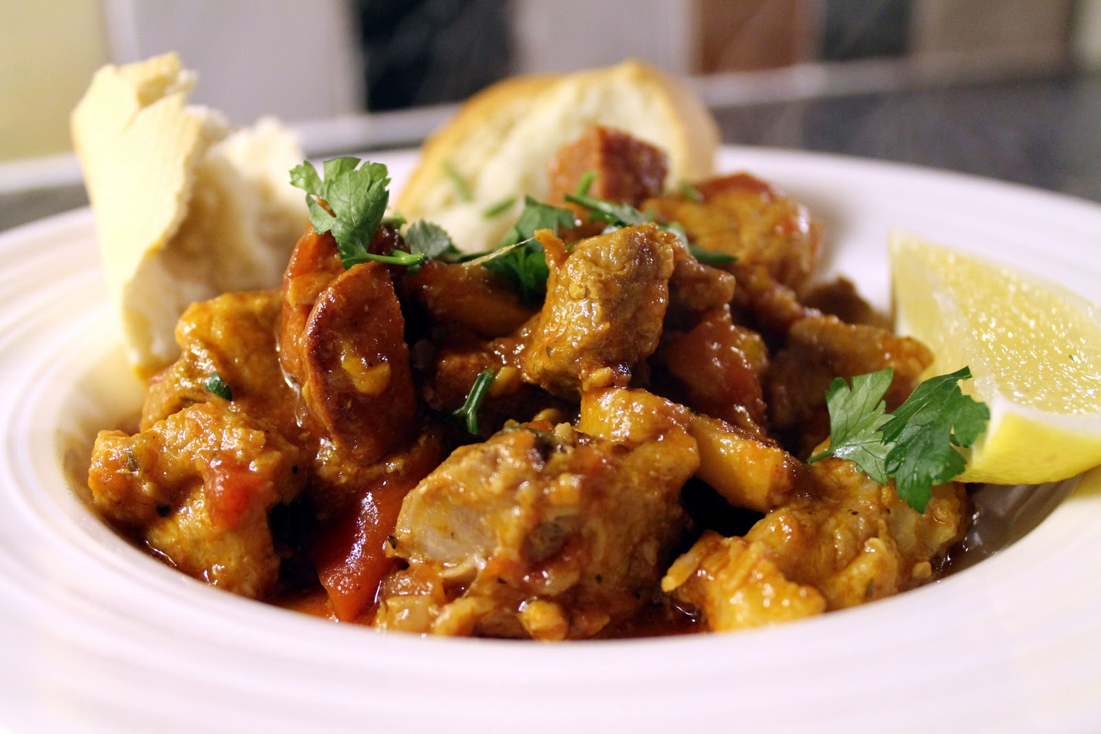 Serena's Medium Rare: Paprika Pork & Chorizo Stew