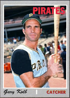 WHEN TOPPS HAD (BASE)BALLS!: NOT REALLY MISSING IN ACTION- 1970 GARY KOLB