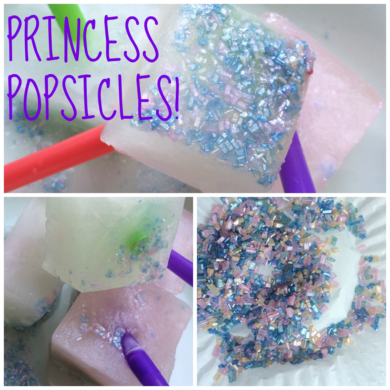 Mini Monets and Mommies: Princess Popsicles: DIY Kids' Treats