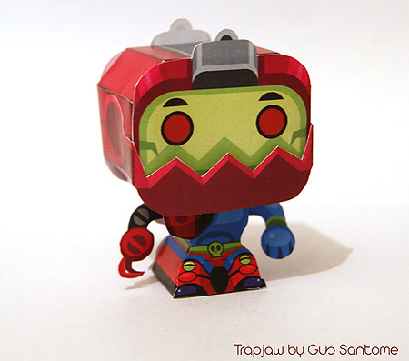 Papercraft - Masters of the Universe Mini Trap Jaw - Papercraft4u ...