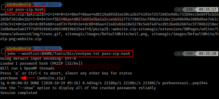 KB-Vuln: 3 Vulnhub Walkthrough - Hacking Articles KB-Vuln: 3 Vulnhub Walkthrough - Hacking Articles