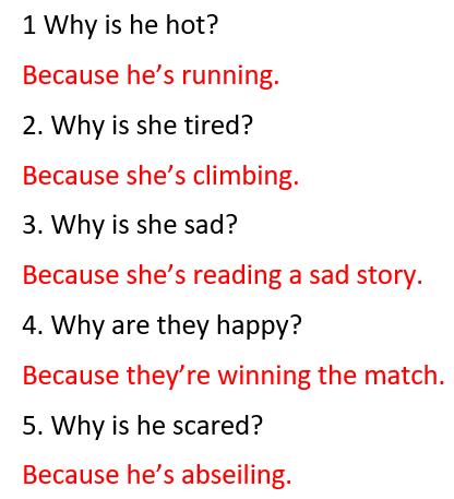 Davidmcblog: ENGLISH 5º REPASO UNIT 1: WHY - BECAUSE & ADJECTIVES