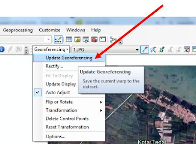 Cara Mengambil Citra Google Earth Dilengkapi Koordinat ArcGIS