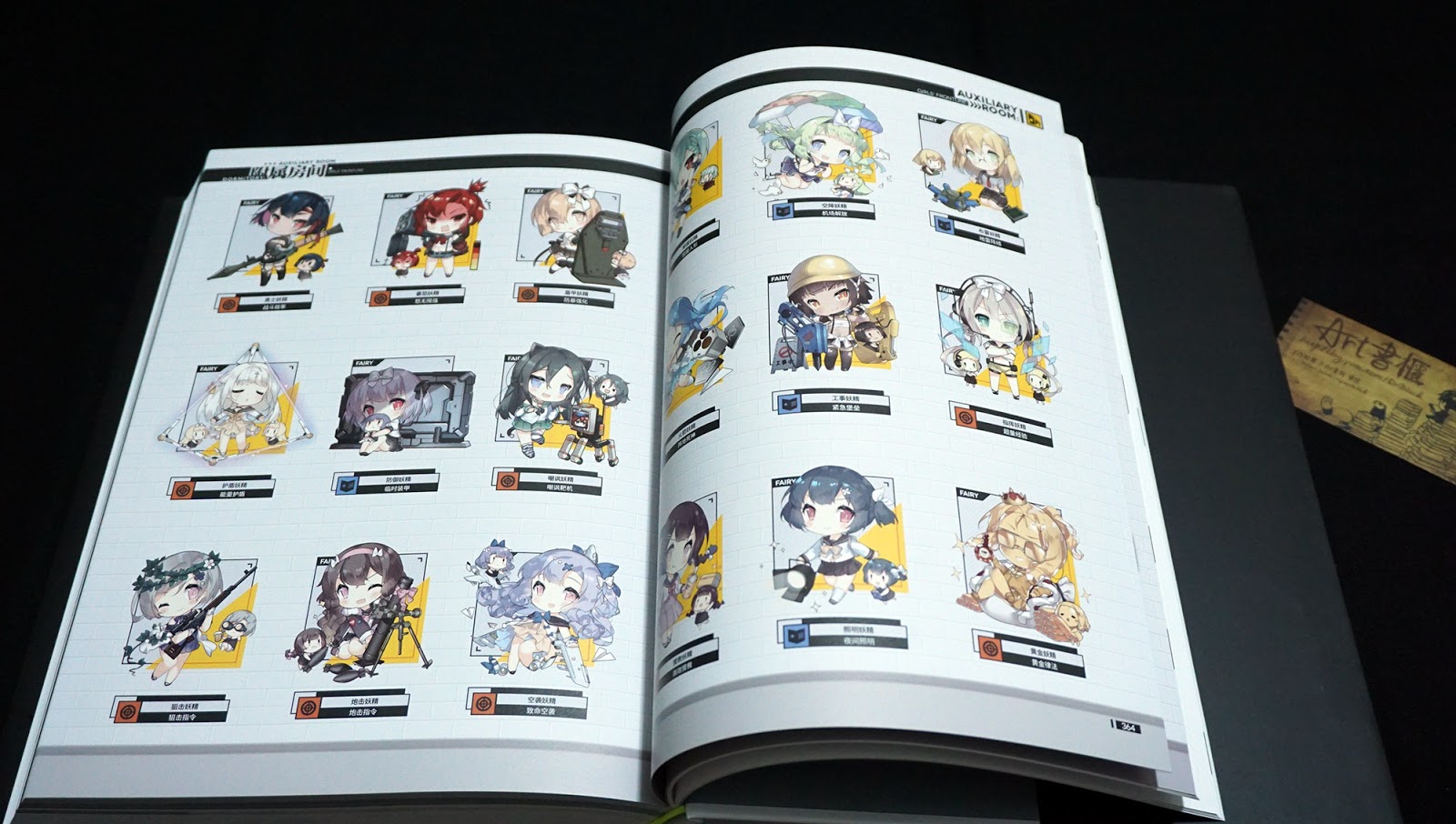 ART書櫃 Book Review: 少女前線設定集 II (普通版) ドールズフロントライン Girls' Frontline ART BOOK