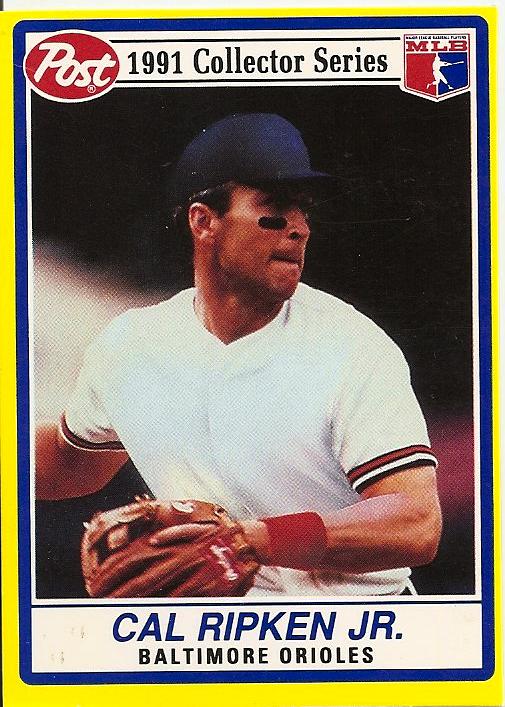 Orioles Card "O" the Day: Cal Ripken, Jr., 1991 Post #19