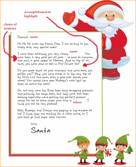 Secret Santa Letter Template ~ Resume Letter