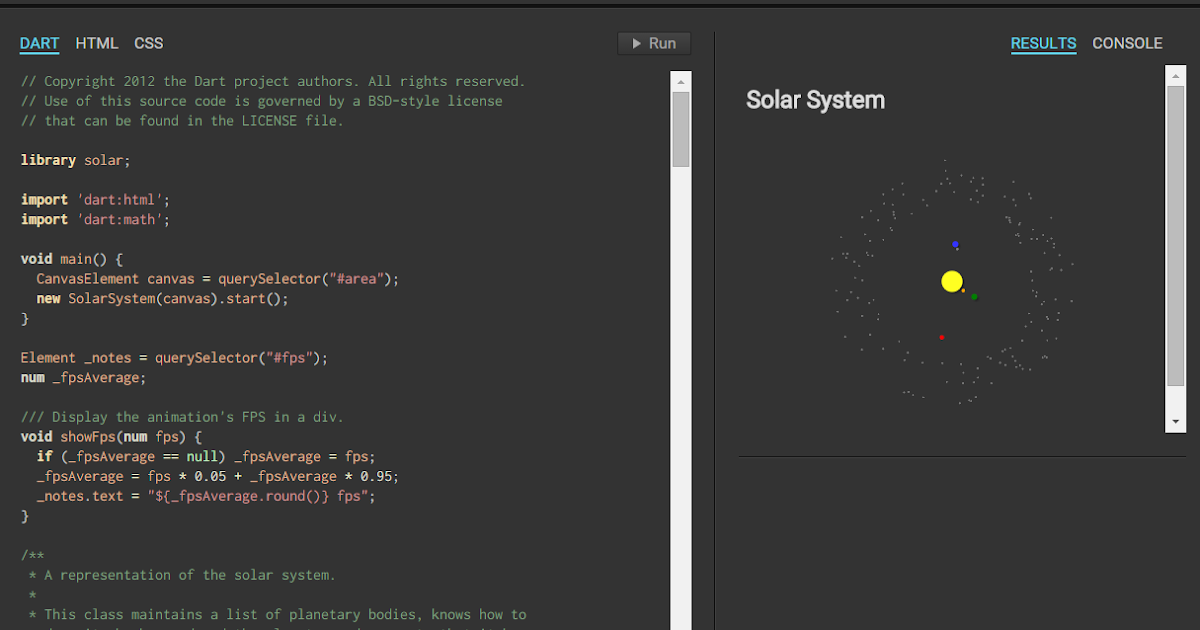 Dart Blog: DartPad とは