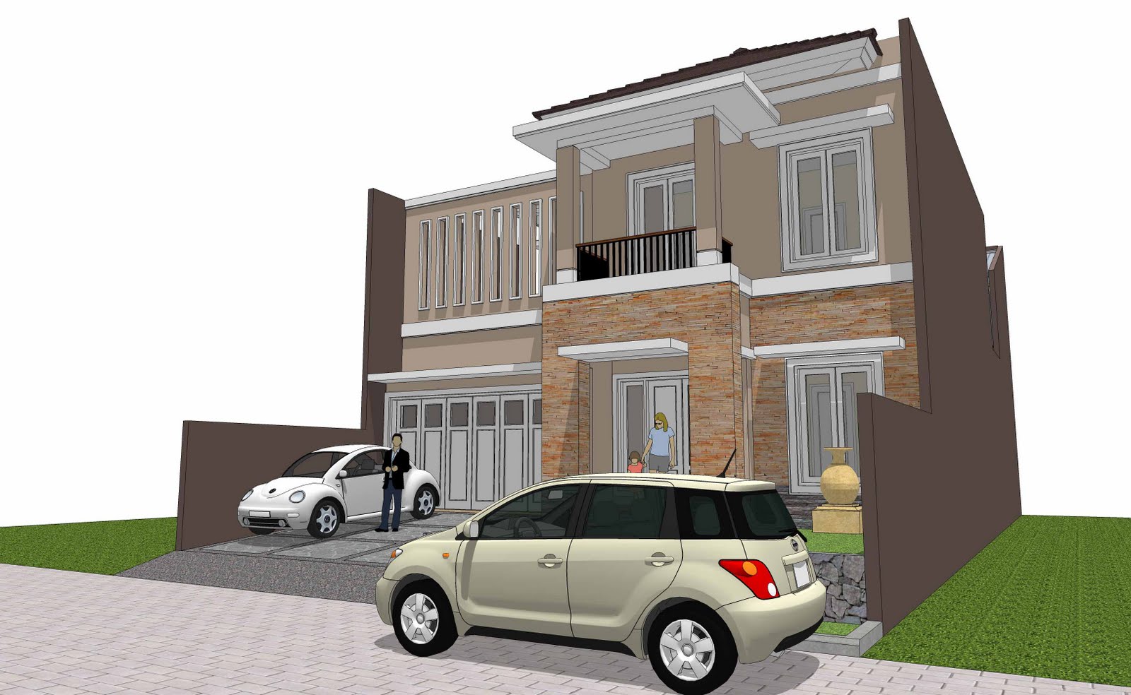 Desain Rumah dan Kos di Anjasmoro, Semarang | vano-architect