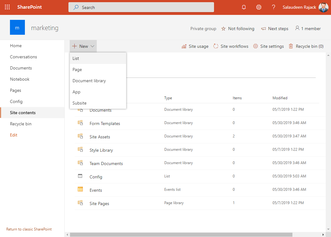 SharePoint Online: How to Create a New List from Existing List ...