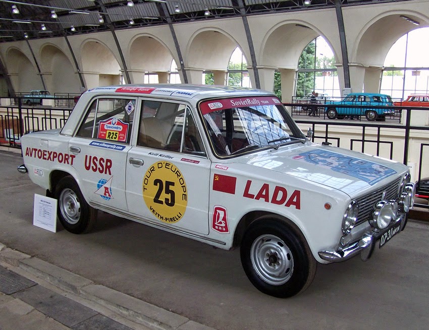 Spotted...cars in Moscow: Exhibition Lada Cars