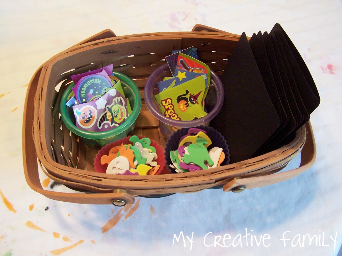 Card Making Basket - Creative Family Fun