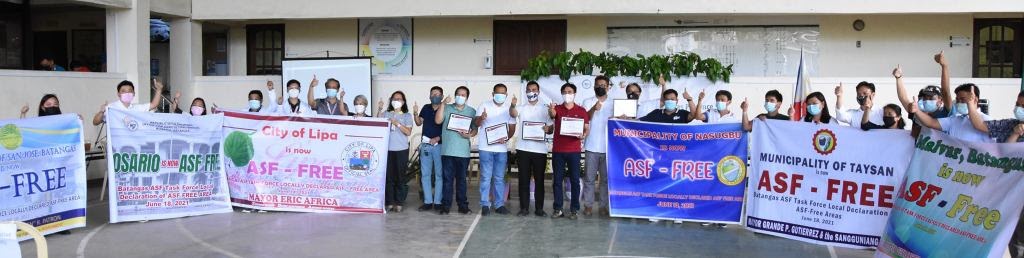 Batangas, first to declare ASF-Free Areas in the Country - Sentinel Times