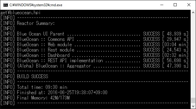 ブログズミ: [Jenkins] Blue Ocean を試してみる
