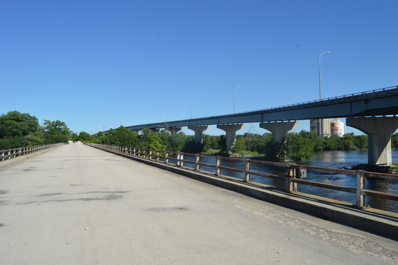 Industrial History: 9th Street Bridge over CS&SC at Lockport, IL