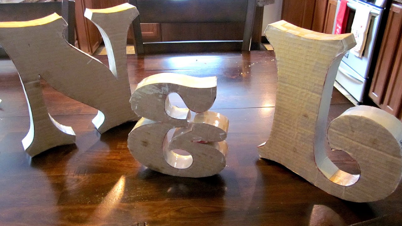 Cardboard Letters Diy DIY Choices cardboard-letters-diy-diy-choices