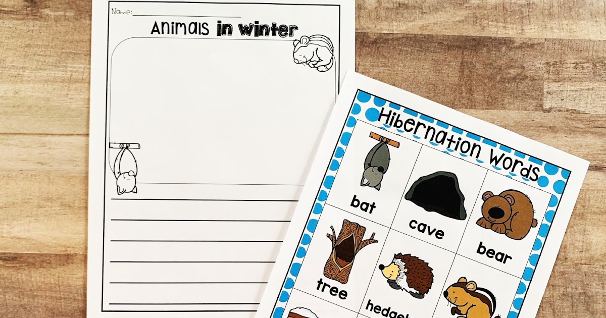 Hibernation ELA Unit for Kindergarten and 1st Grade | Busy Hands and Minds