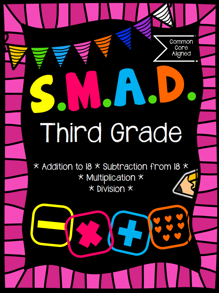 The Teaching Sweet Shoppe!: SMAD for Third Grade Update!