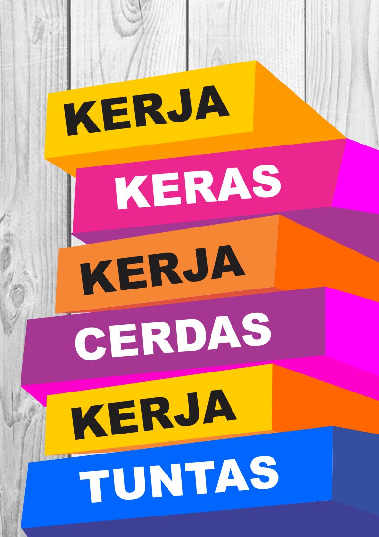 Free Download 5 Desain Poster Motivasi Format CorelDraw - TUTORiduan.com