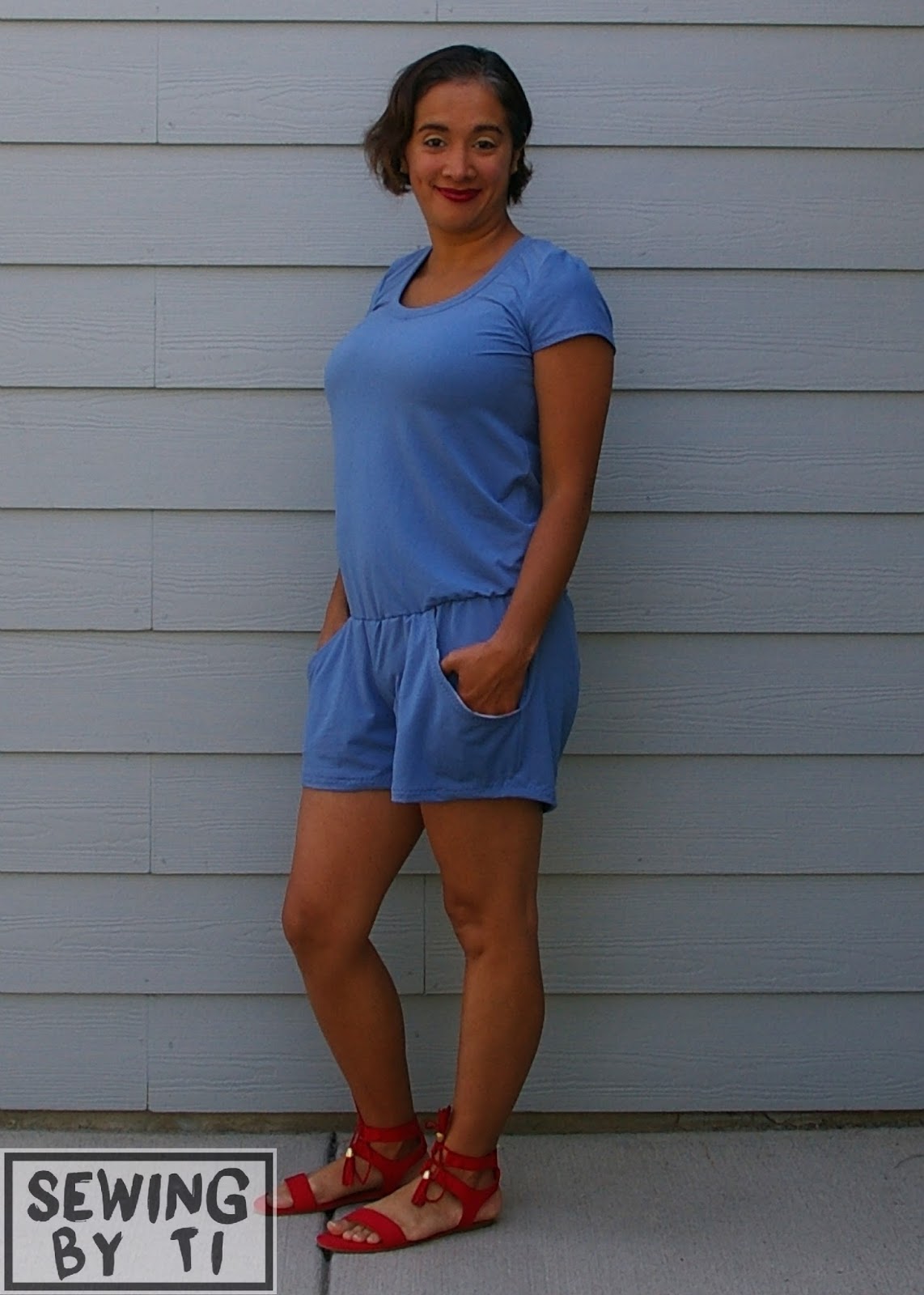 Sew Long Summer, Hello Double Brushed Poly - Sewing By Ti