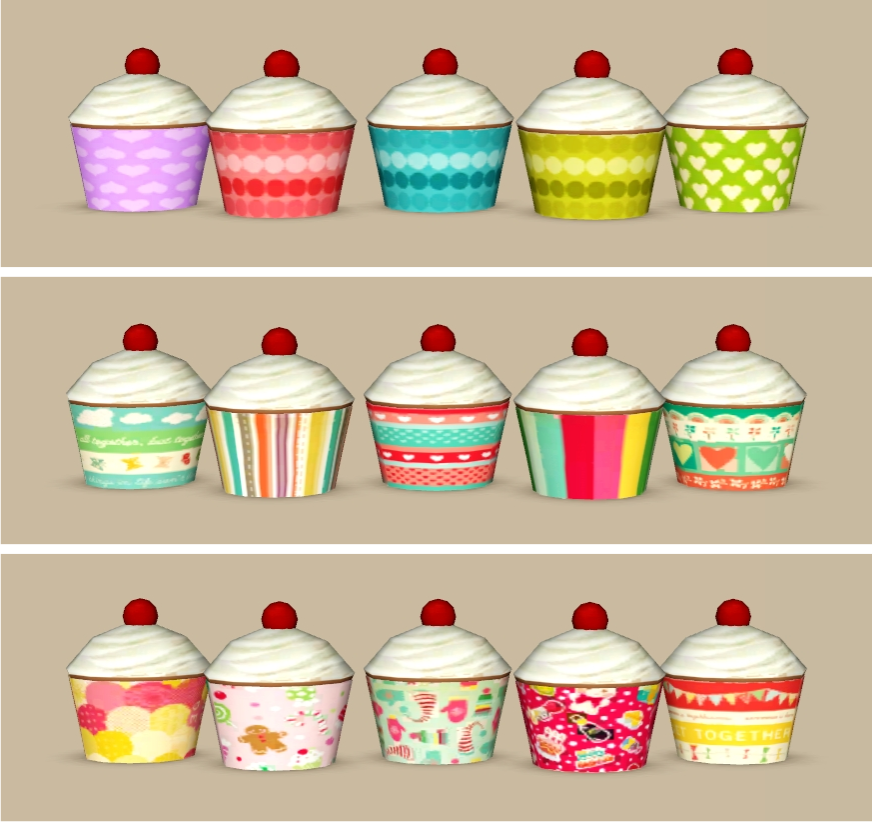 Cupcake Set - One Billion Pixels