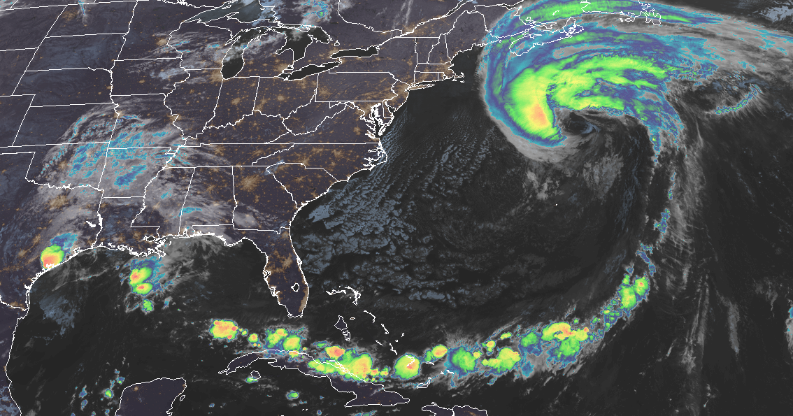 Tropical Atlantic Update: Beta makes landfall, Teddy heads for Canada ...