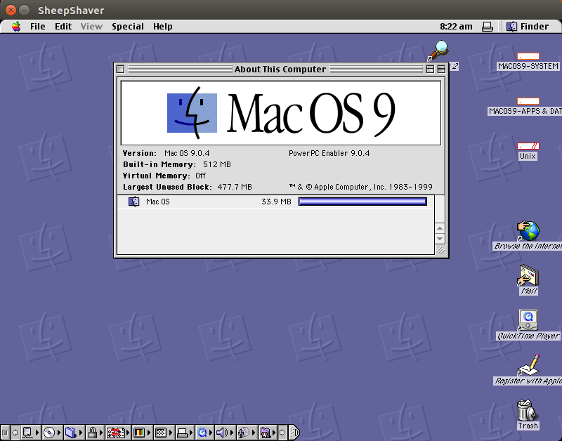 The AppleTalk experience: Mac OS 9 on SheepShaver and Netatalk on ...