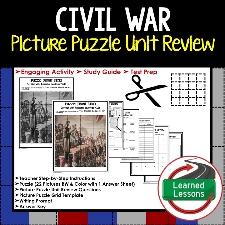 American History Picture Puzzles Test Prep, Unit Review, Study Guides ...
