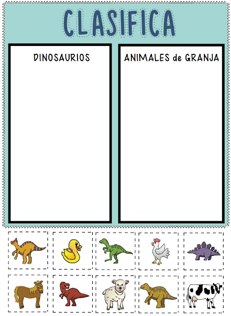 RECURSOS y ACTIVIDADES para Educación Infantil: Juego de Dinosaurios ...