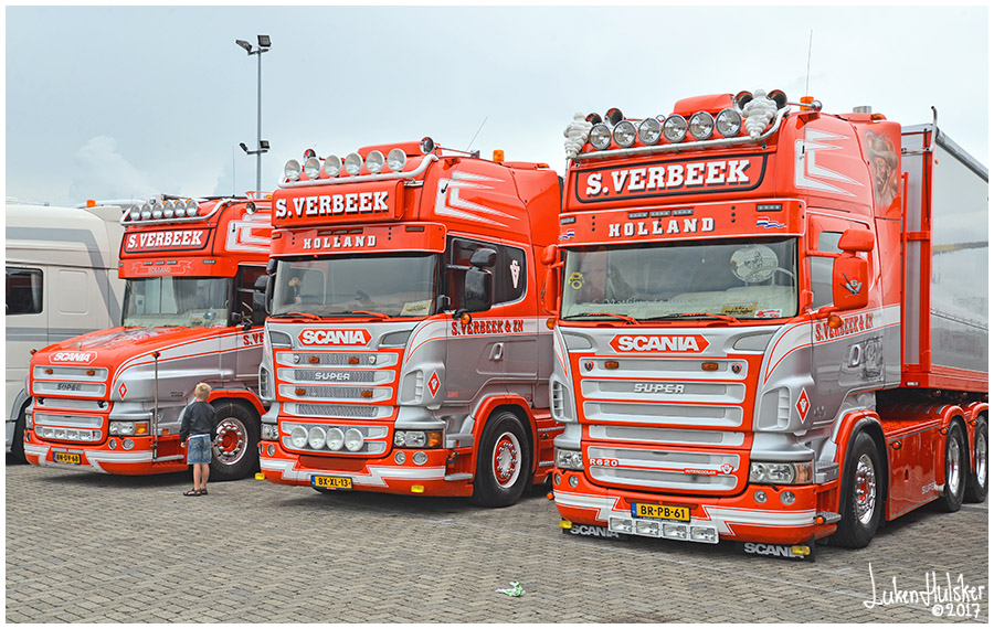 SCANIA: Scania - S.Verbeek Holland 3x (trio)