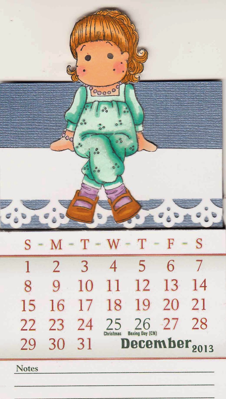 Holley's Blog: Cute Little Calendars