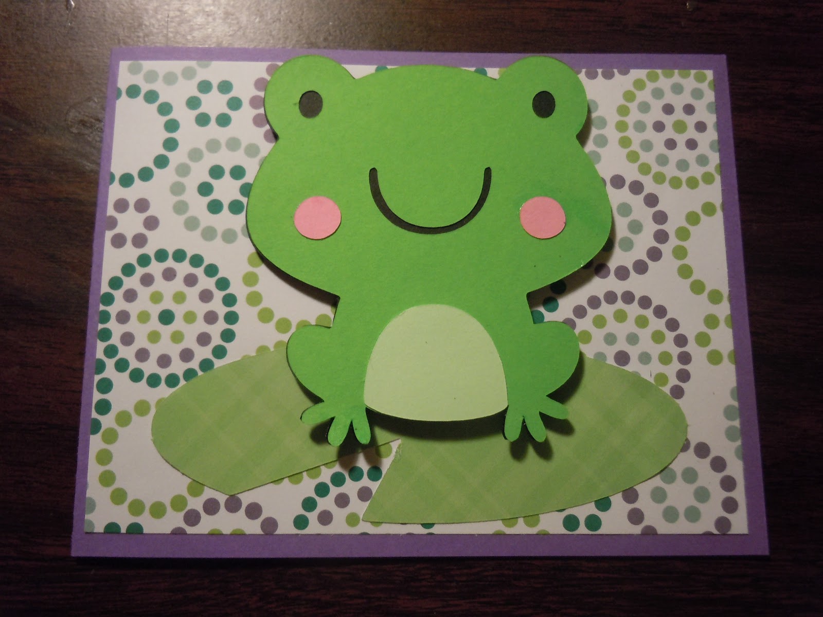 craft crazy: Frog card