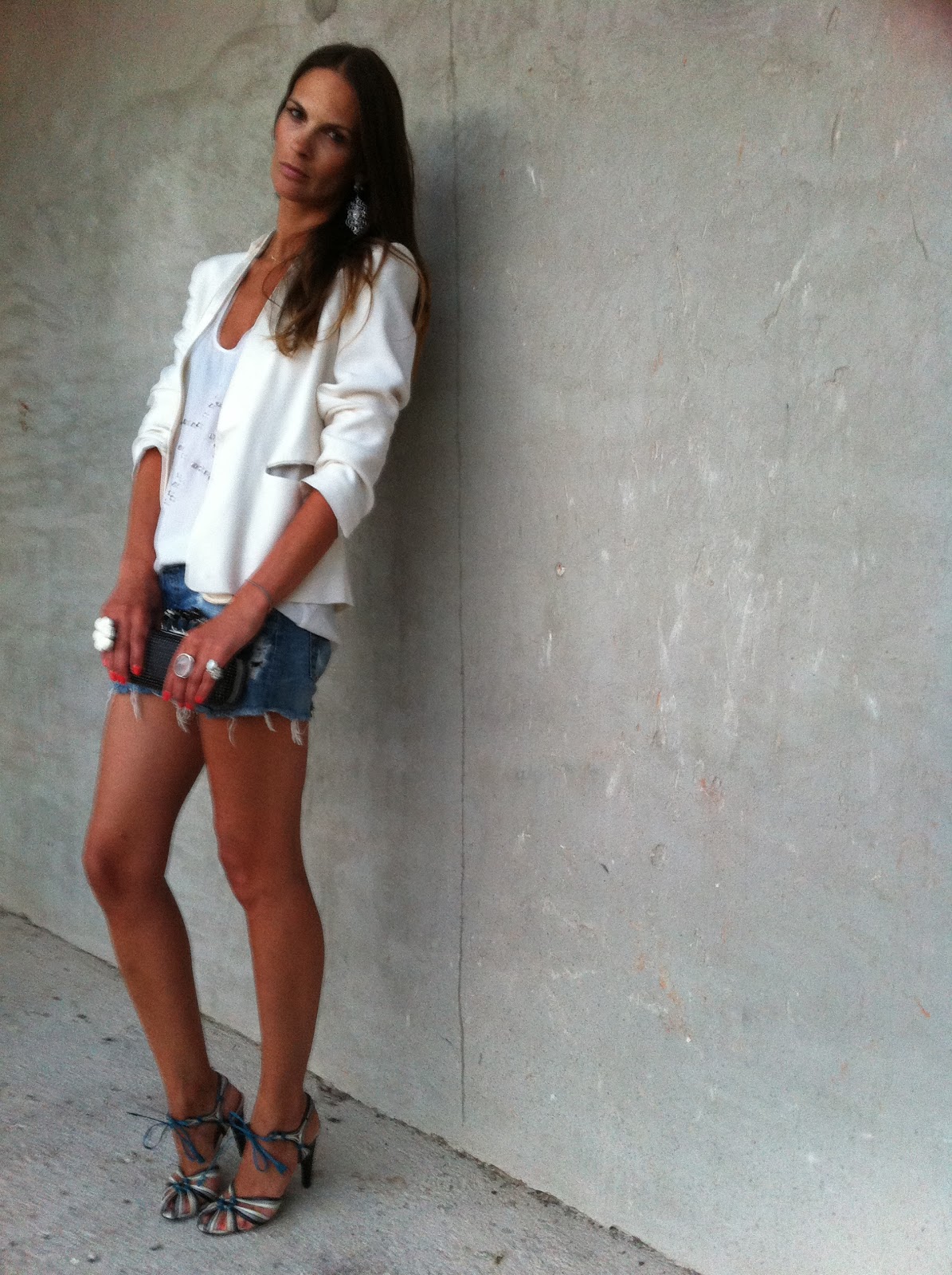 model.agent.mother.fashion.: Denim Shorts