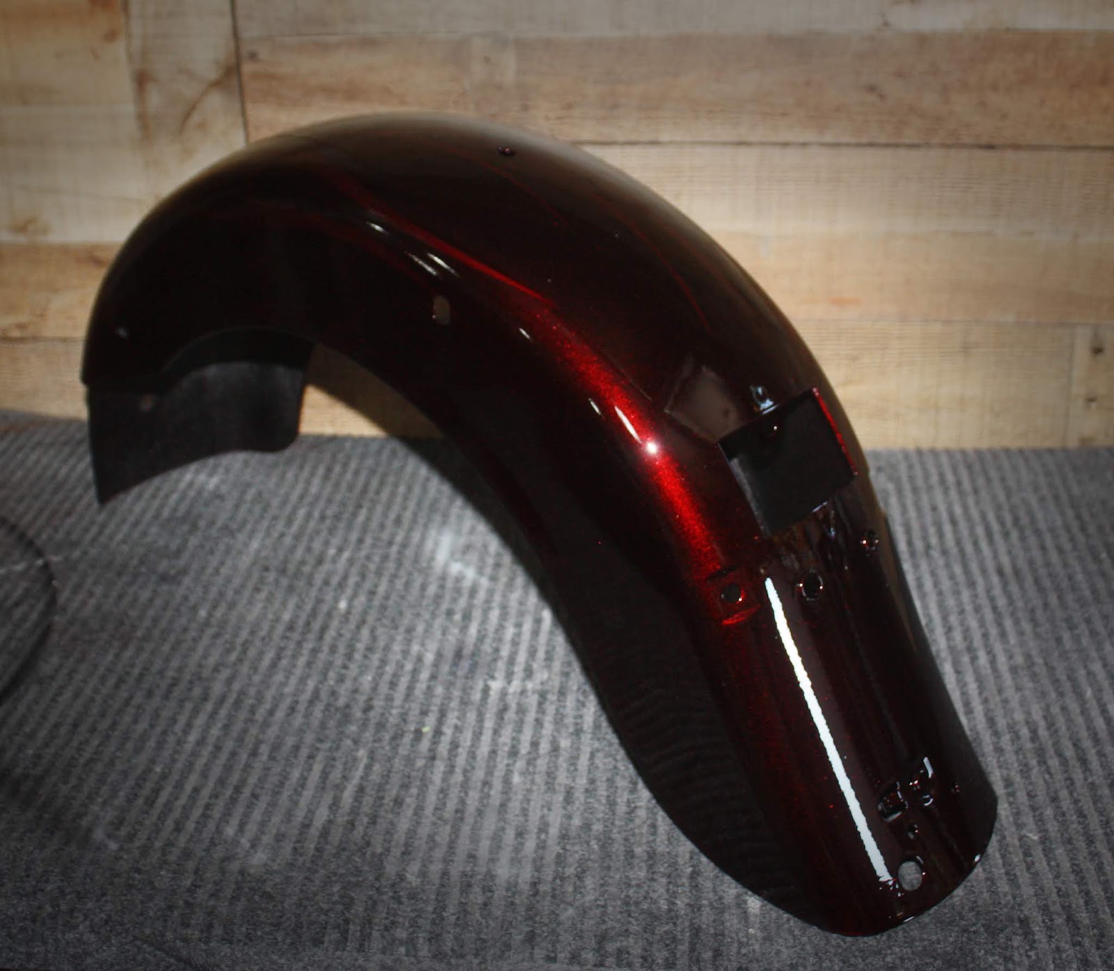 Online Motorcycle Paint Shop: midnight candy metallic red with classic ...