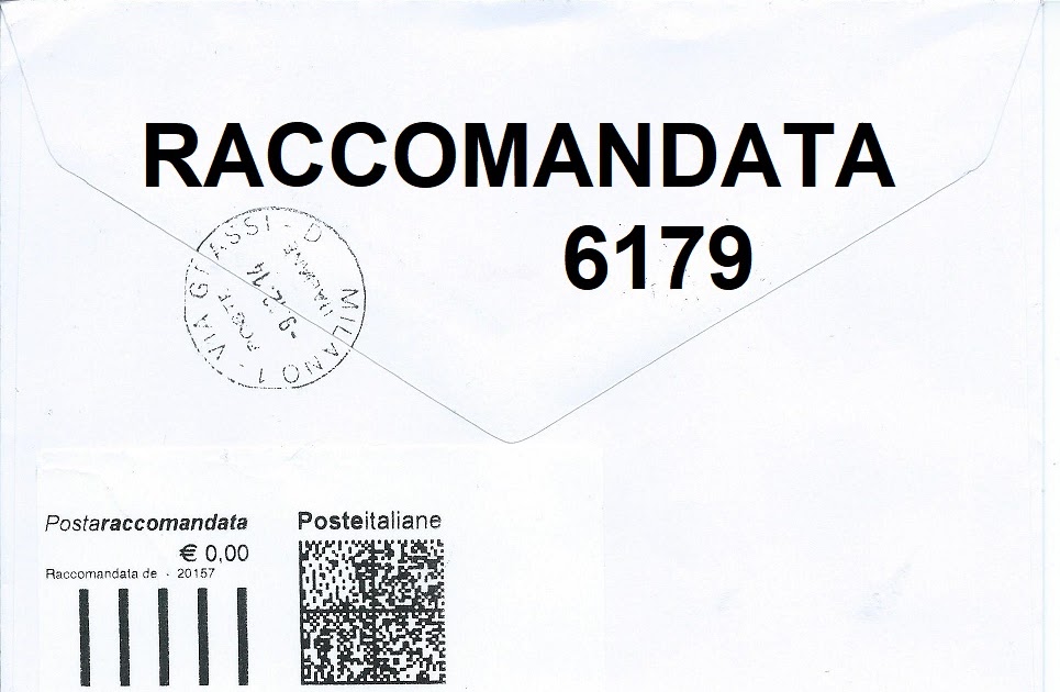 Raccomandata 6179, chi la manda? Multa?