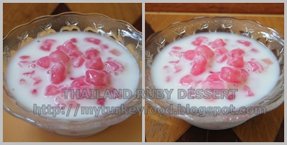 My Turkish Recipes And International Foods: THAILAND RUBY DESSERT