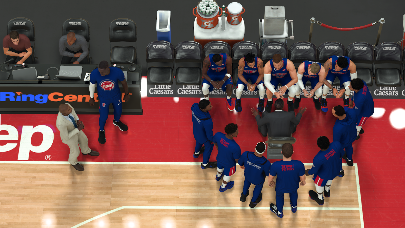 NBA 2K20 Detroit Pistons Little Caesars Arena 8K by MJ23LB - Shuajota ...