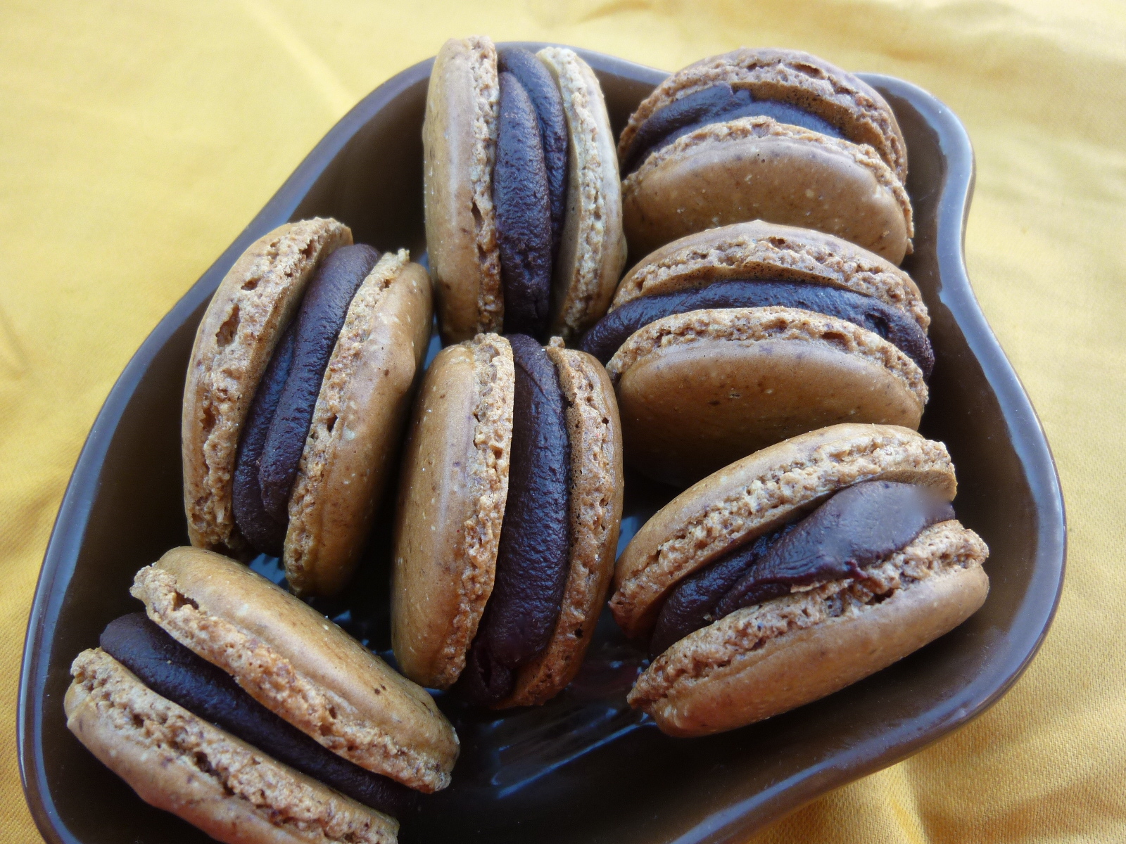 Espresso French Macarons – Diary of a Mad Hausfrau